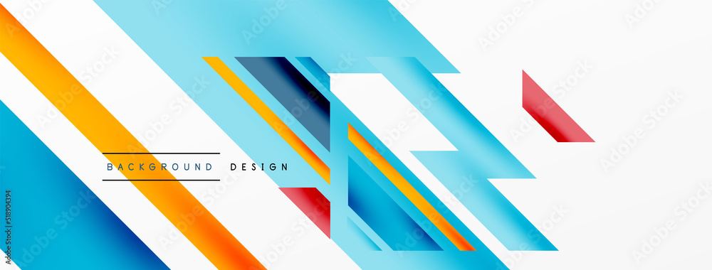 Dynamic lines background. Wallpaper for concept of AI technology ...