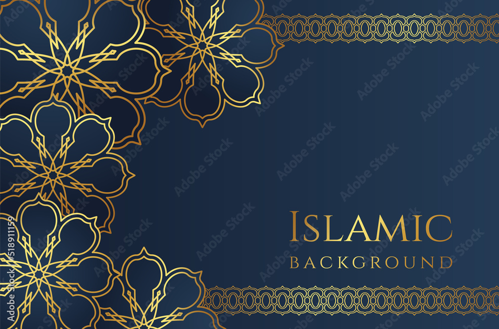 Islamic background with decorative ornament pattern. - Vector Stock ...