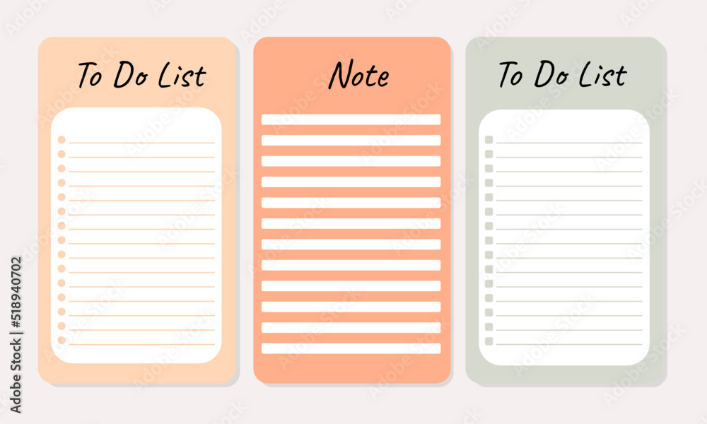 Cute paper notes. Stationary set. Scrapbook notes and cards.Printable ...