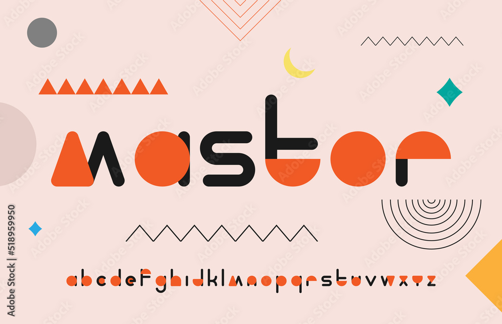 cartoon style modern minimal calligraphy alphabet small letter logo ...