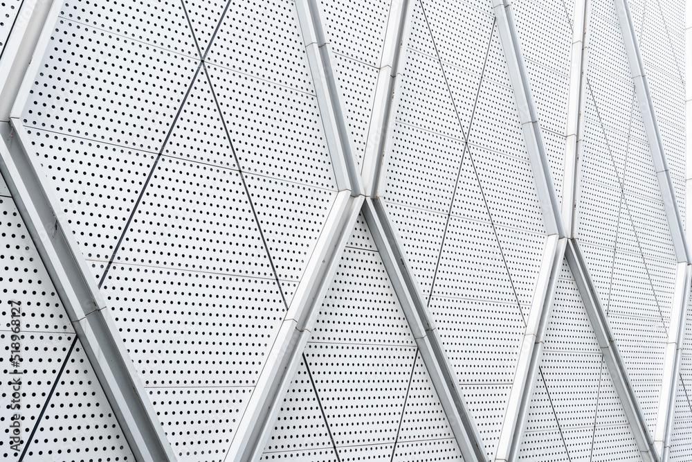 aluminium composite panels or cladding with perforated sheets on modern ...
