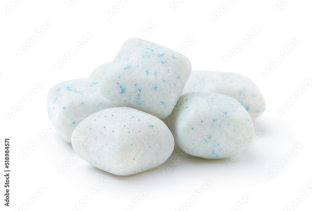 Cubes of chewing gum isolated. Stock Photo | Adobe Stock