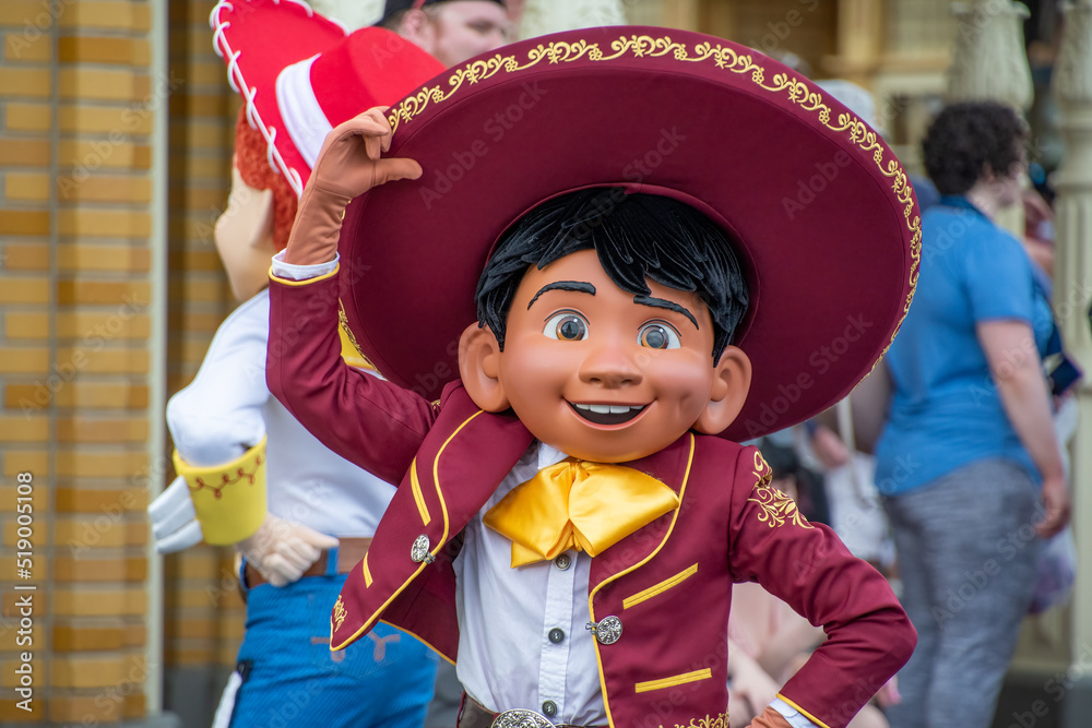 Migeul character at DIsney Magic Kingdom Stock Photo | Adobe Stock