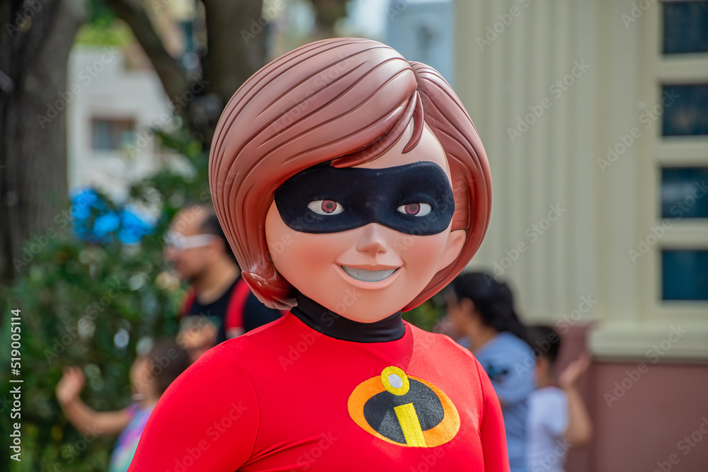 Elastigirl character in DIsney Hollywood Studios Stock Photo | Adobe Stock