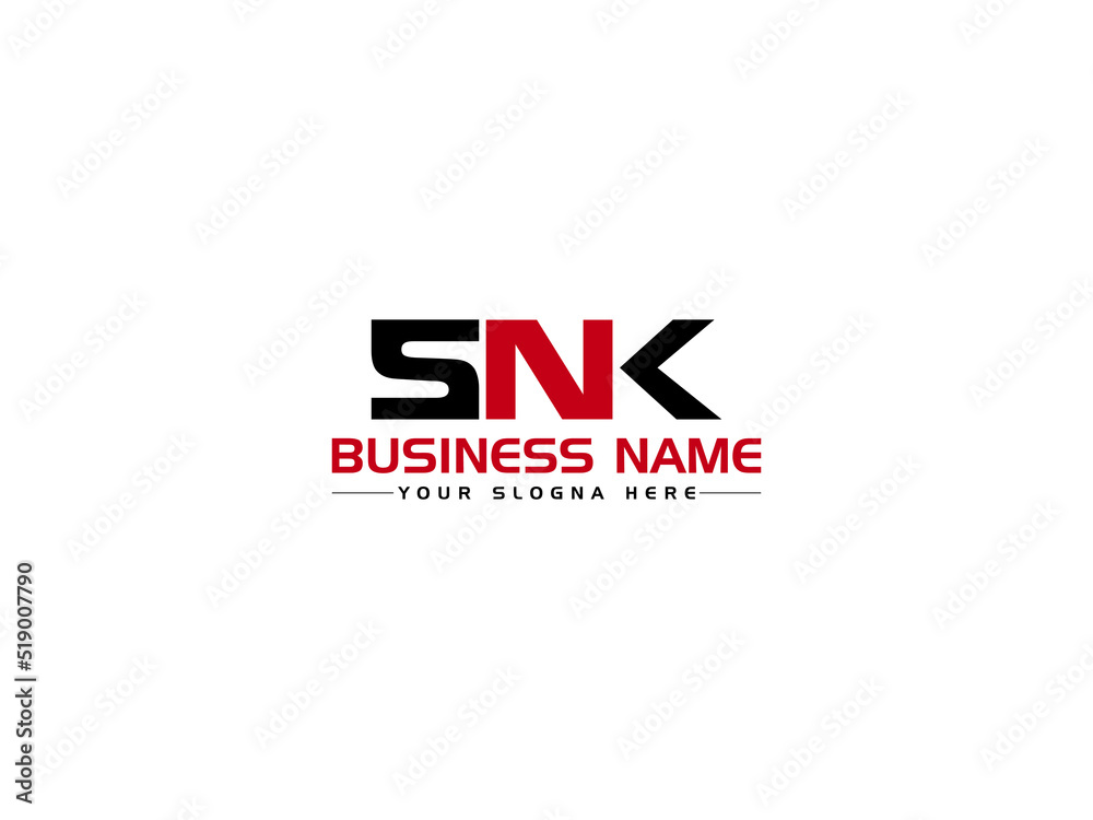 Creative SNK Logo Letter Vector, Colorful SN s n k Logo Icon Design ...