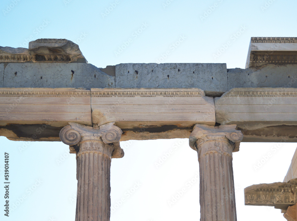 Photo of parthenon ruins in Athens, acropolis in Greece - Former ...