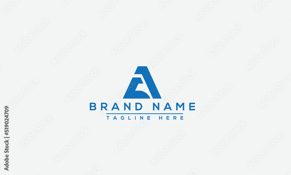 Logo design letter AL . Elegant modern. Vector template. Stock Vector ...