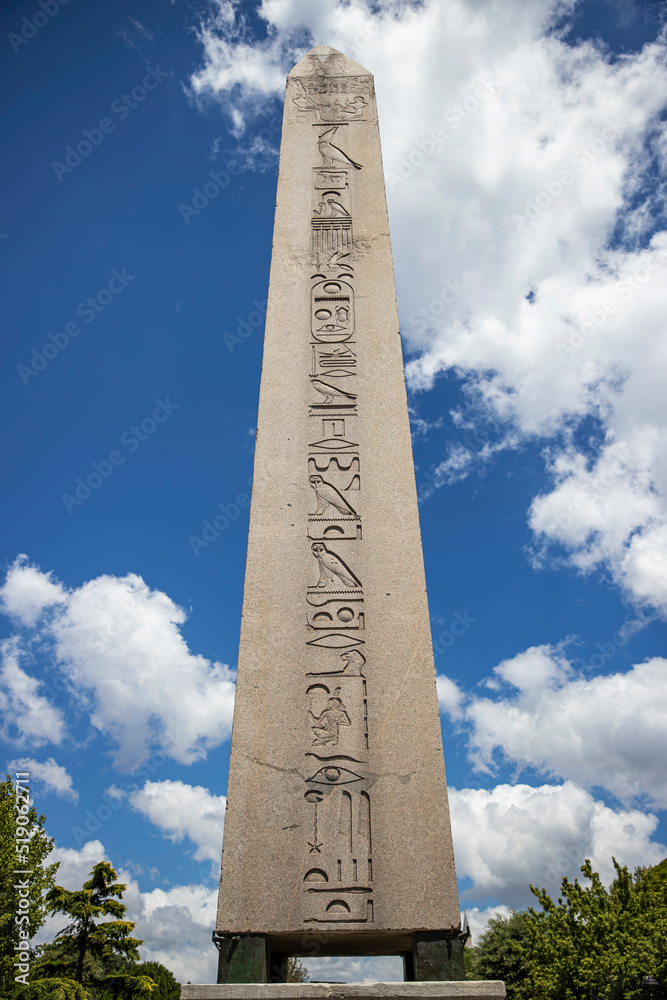 İstanbul turkey august 2022 The Obelisk of Theodosius (Turkish ...