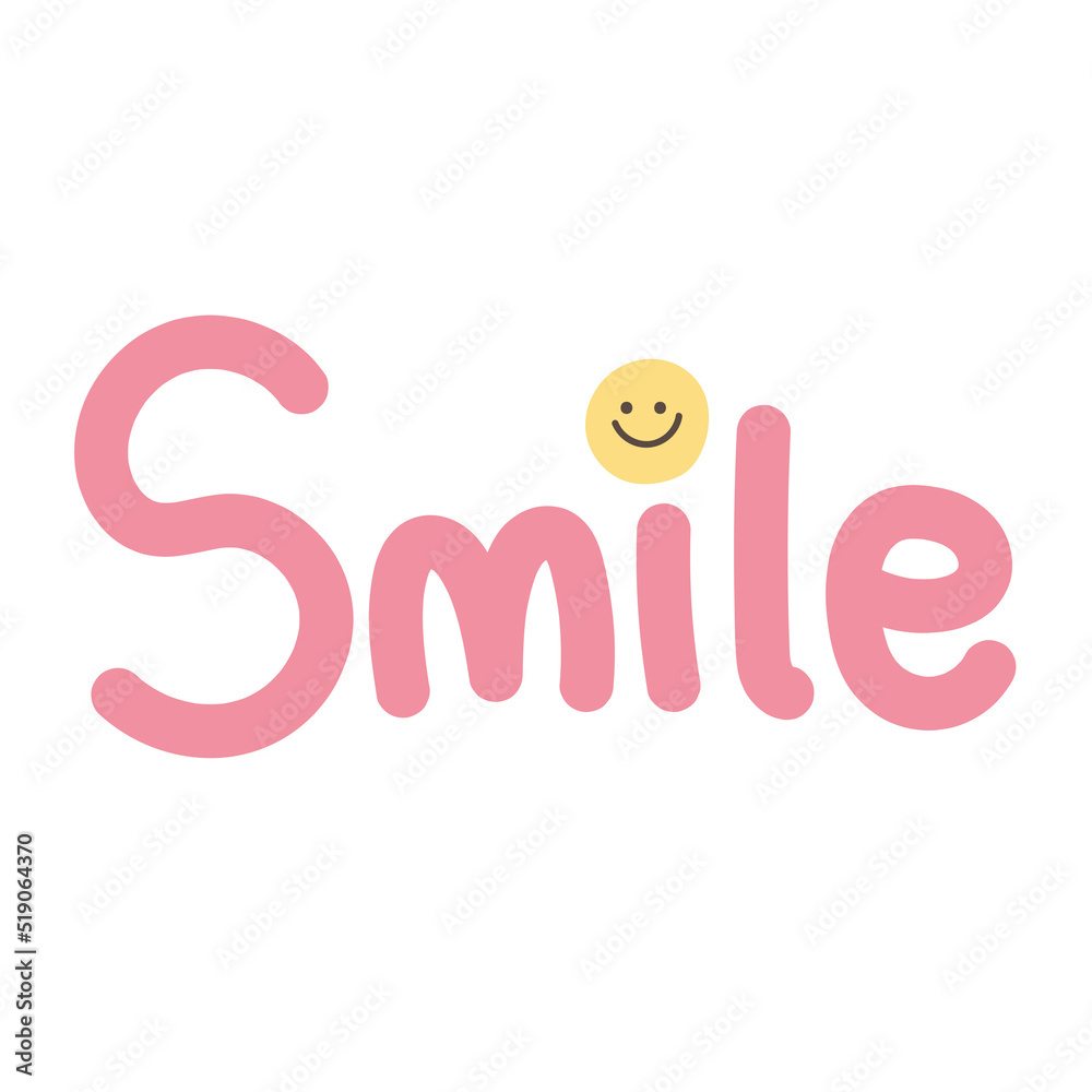 Smile Word Wallpaper