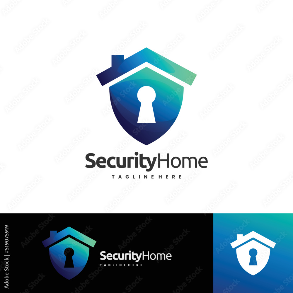 house security logo, safety home logo, home key logo, shield home logo ...