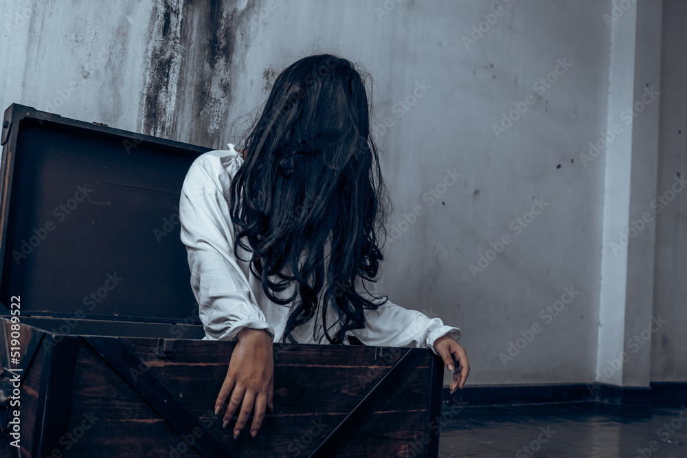 Girl ghost woman death the horror is screaming darkness and nightmare ...