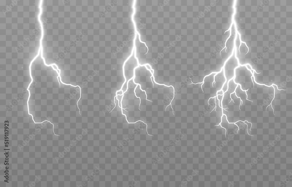 Lightning vector set, lightning png, thunderstorm, lighting, flash ... Lightning vector set, lightning png, thunderstorm, lighting, flash ...