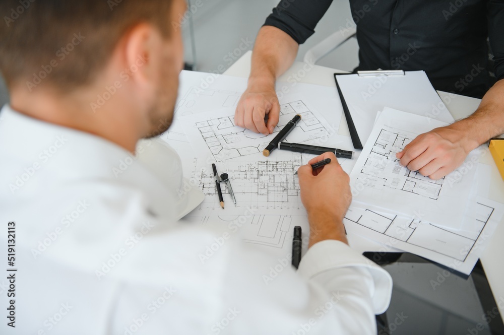 Engineers are helping to design work on blueprints and collaborate on ...