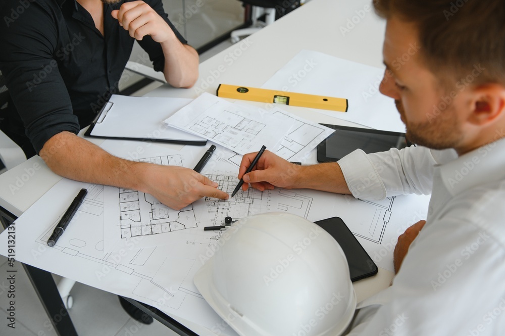 Engineers are helping to design work on blueprints and collaborate on ...