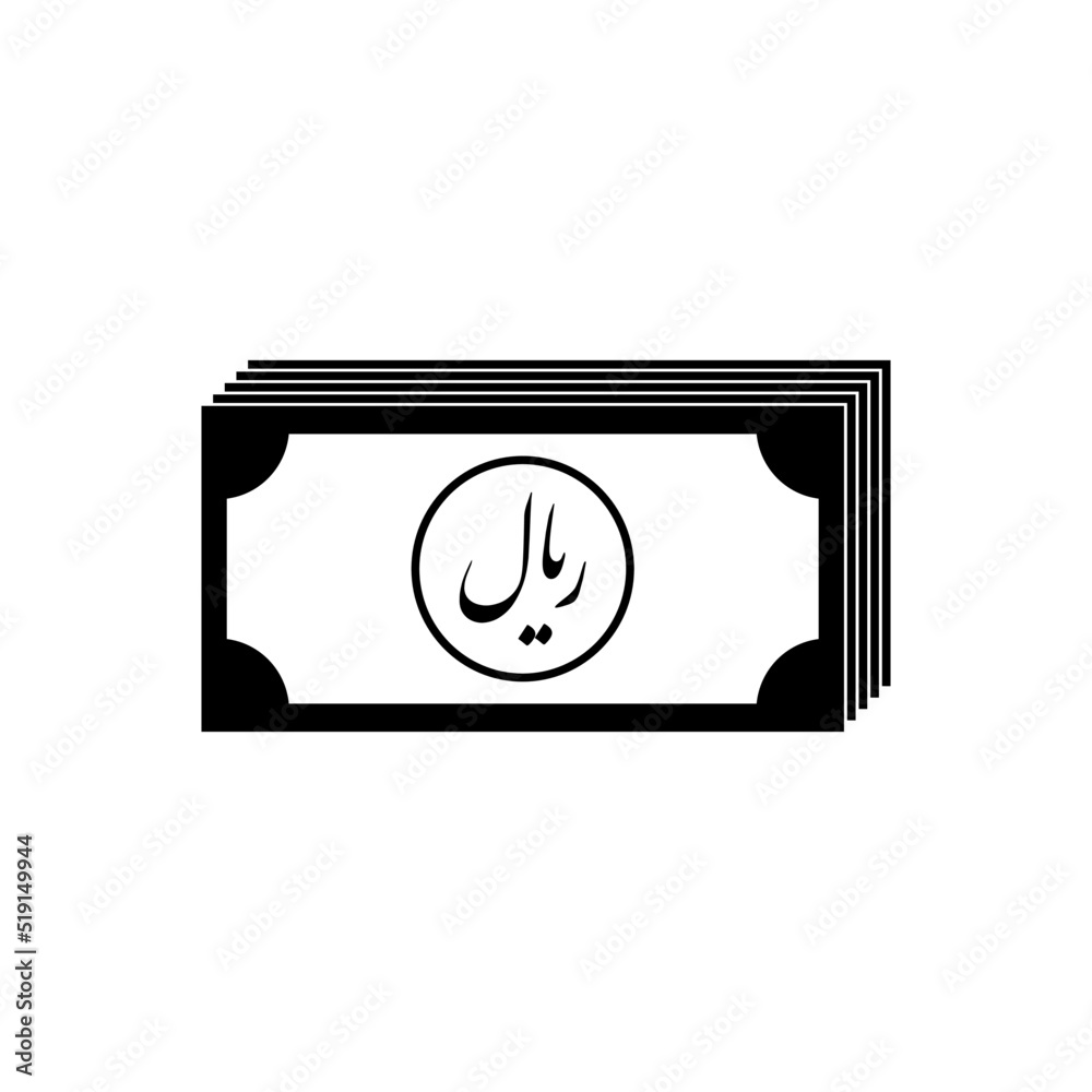 Iran Currency Icon Symbol With Iso Code. Iranian Rial. Iso Code IRR ...