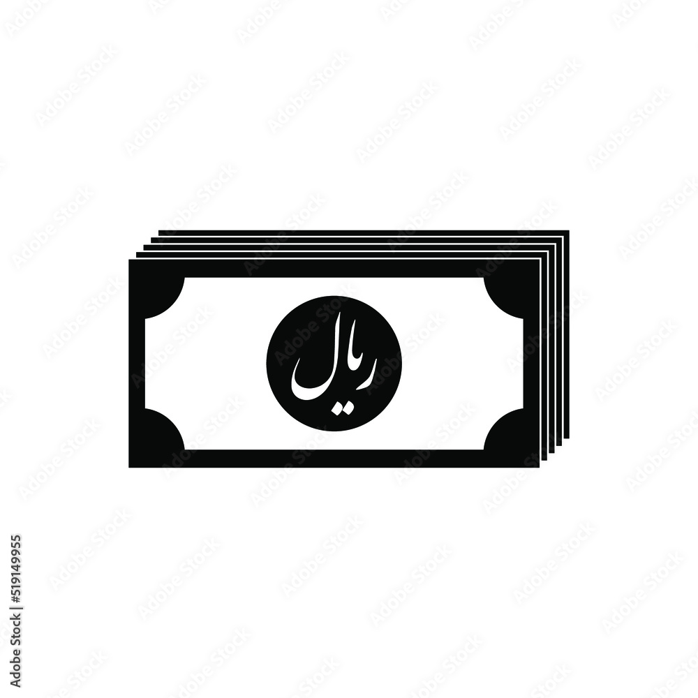 Iran Currency Icon Symbol With Iso Code. Iranian Rial. Iso Code IRR ...