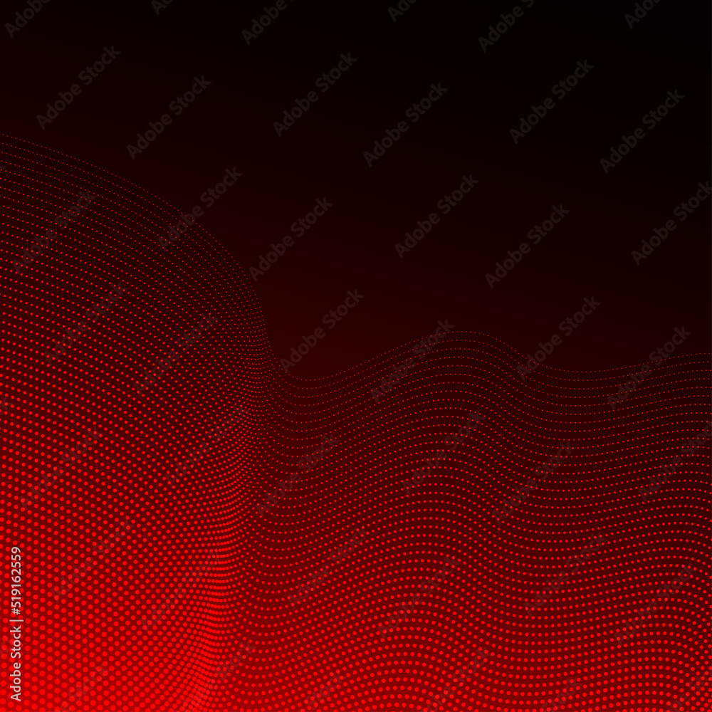 Red pop art retro comic background with halftone dots Stock Vector ...