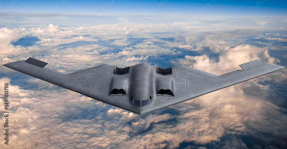 B2 Bomber Top View