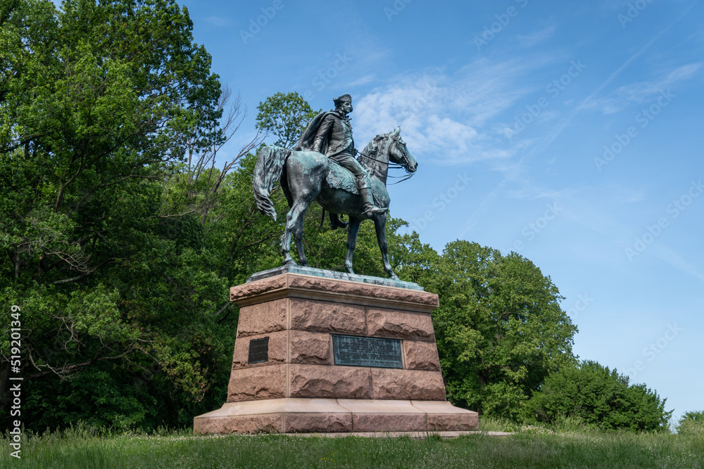 Valley Forge, Pennsylvania: General Anthony Wayne Monument at Valley ...