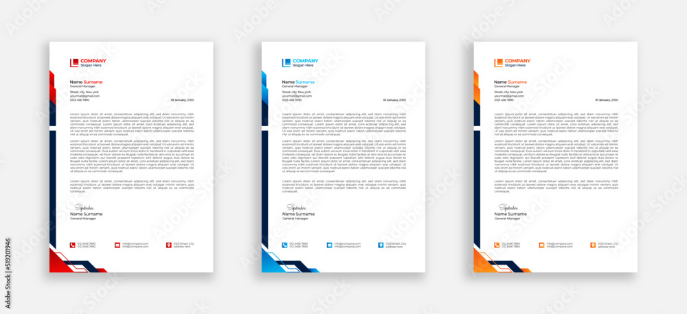 Creative Business Letterhead Design for your Company, Business ...