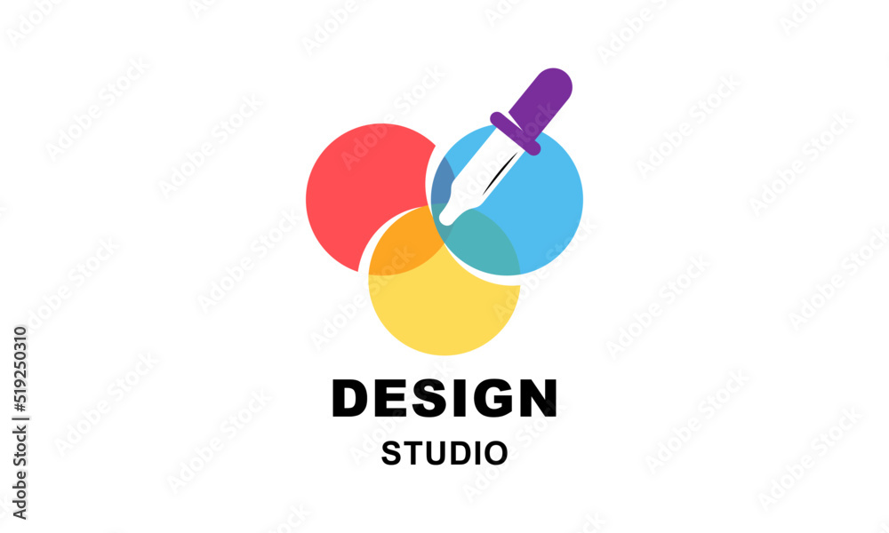 Graphic designer and web design studio tool logo Stock-Vektorgrafik ... Graphic designer and web design studio tool logo Stock-Vektorgrafik ...