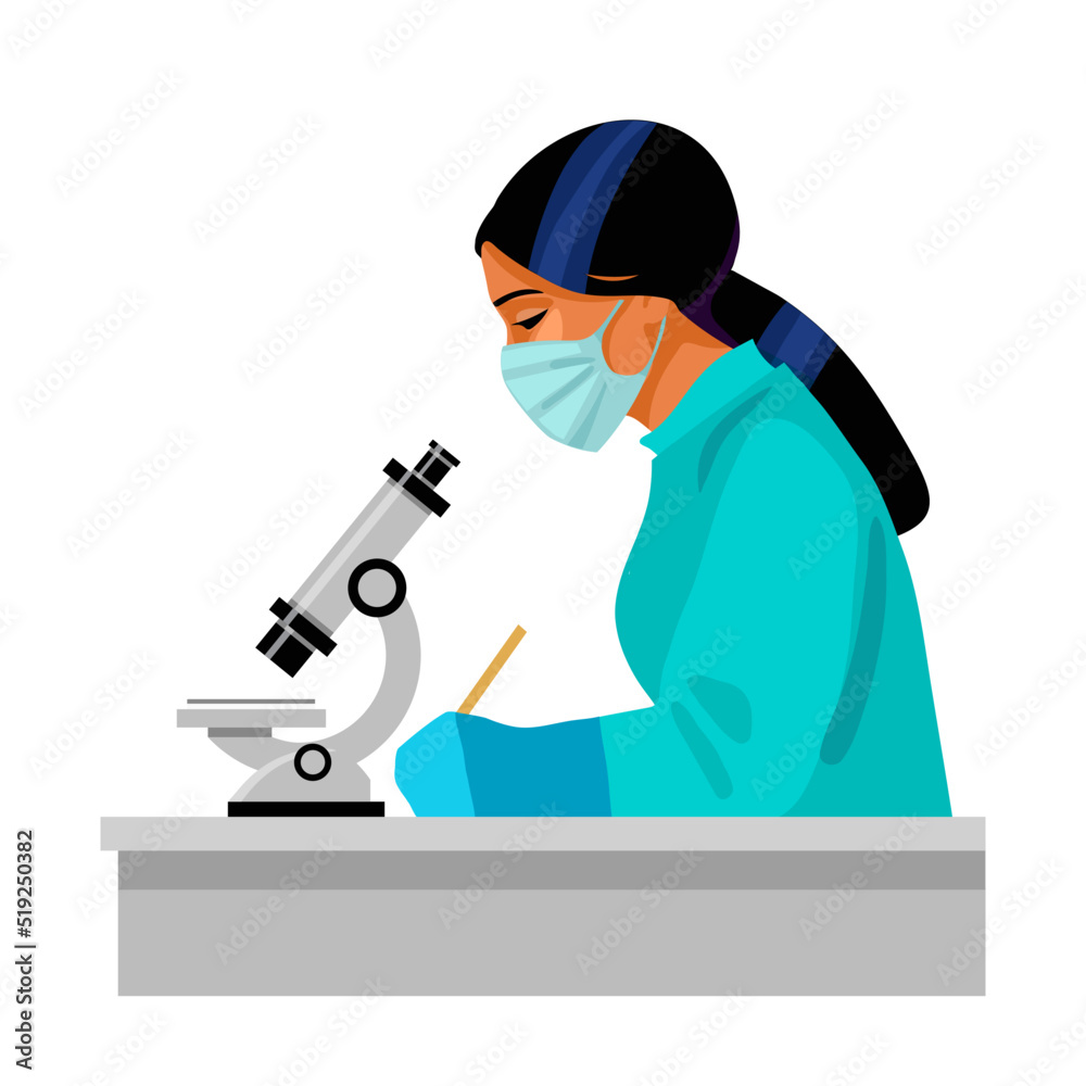 Scientist Microscope Clipart