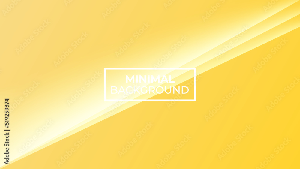 Minimal background with yellow, white and gold gradations with three ...
