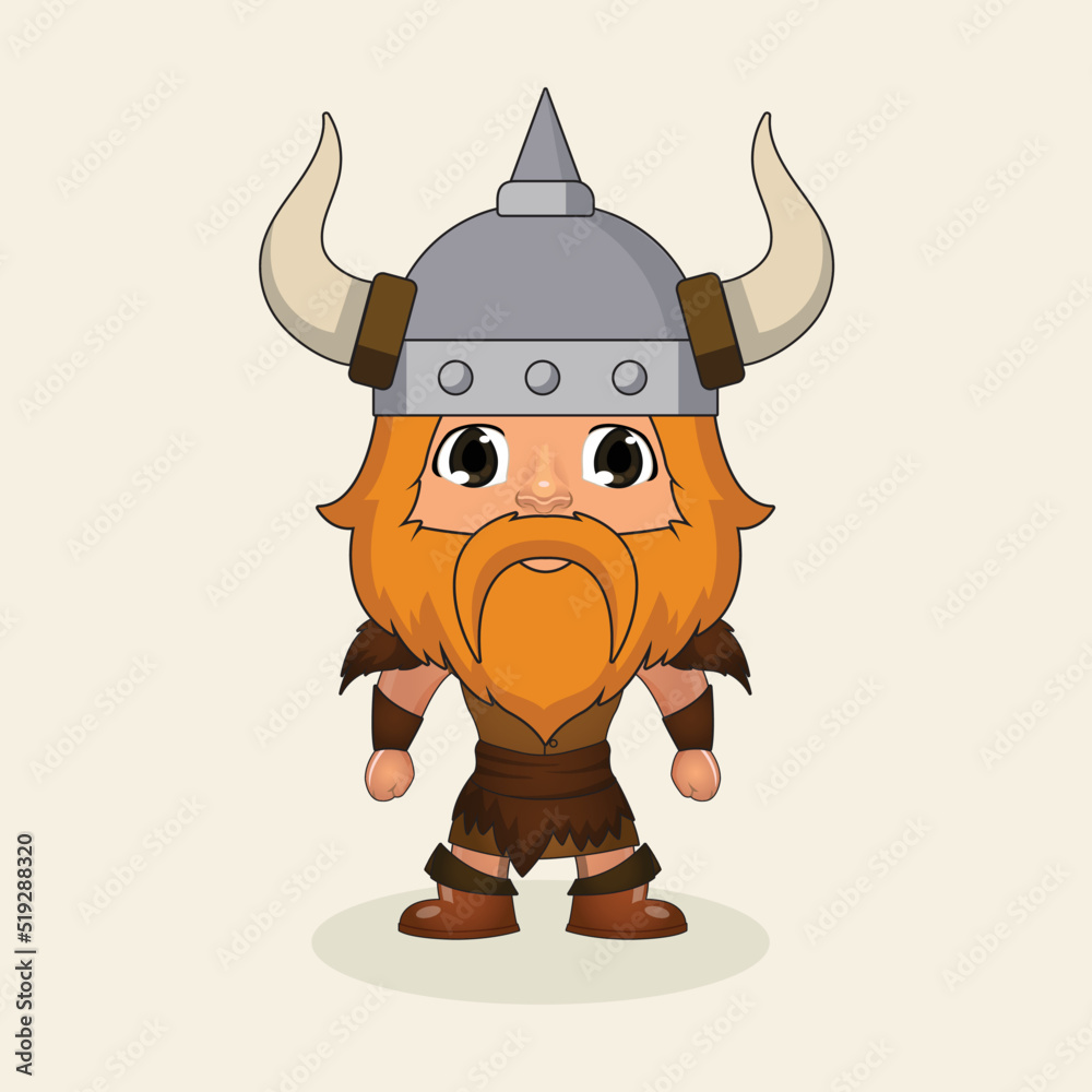 Barbarian cartoon vector art Stock Vector | Adobe Stock