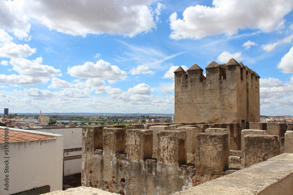 The Alcazaba of Badajoz is an ancient Moorish citadel in Badajoz, Spain ...