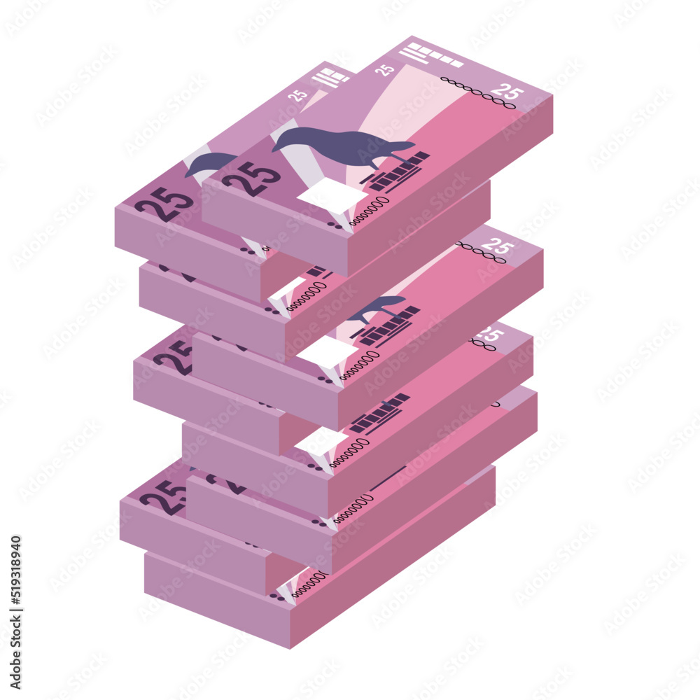 Seychelles Rupee Vector Illustration. Seychelles money set bundle ...