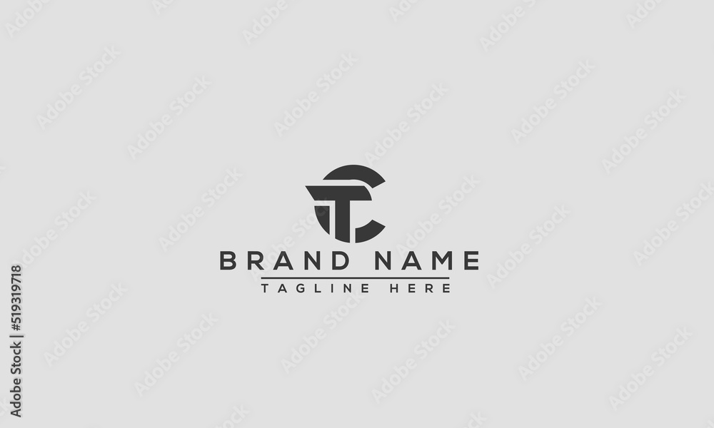 Logo design letter TC . Elegant modern. Vector template. Stock Vector ...