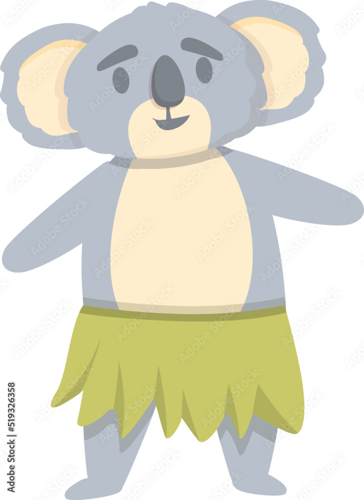 Koala dancing icon cartoon vector. Cute bear. Australia baby Stock ...