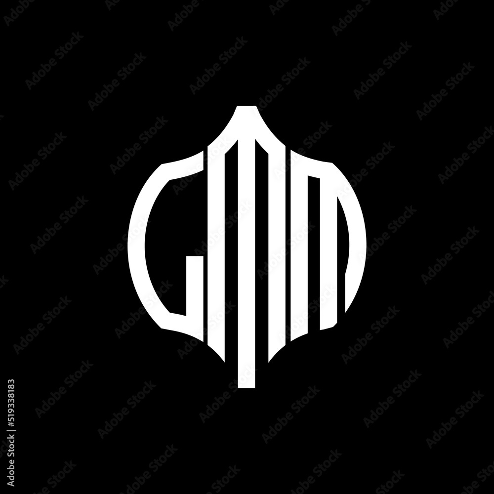 GMM letter logo. GMM best black background vector image. GMM Monogram ...