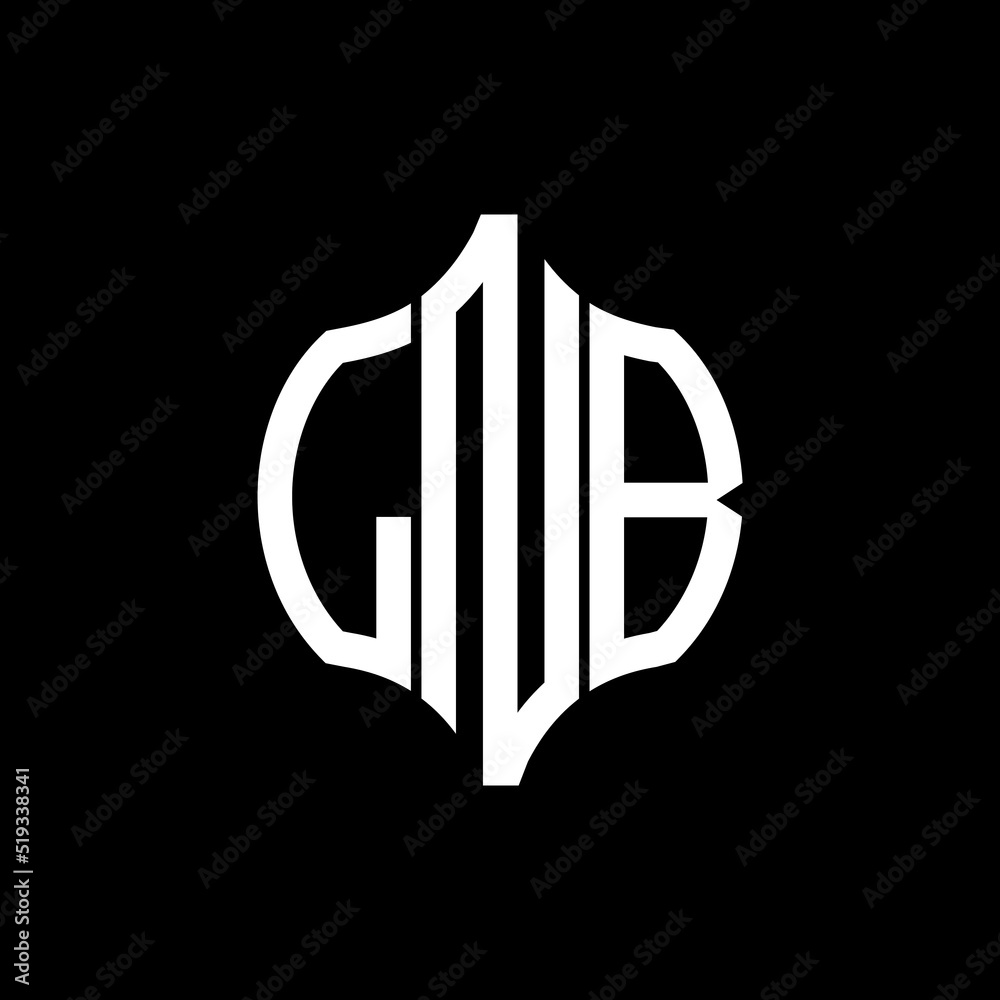 GNB letter logo. GNB best black background vector image. GNB Monogram ...