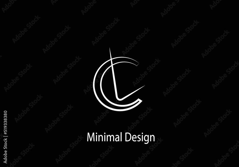 Alphabet CL monogram logo Stock Vector | Adobe Stock