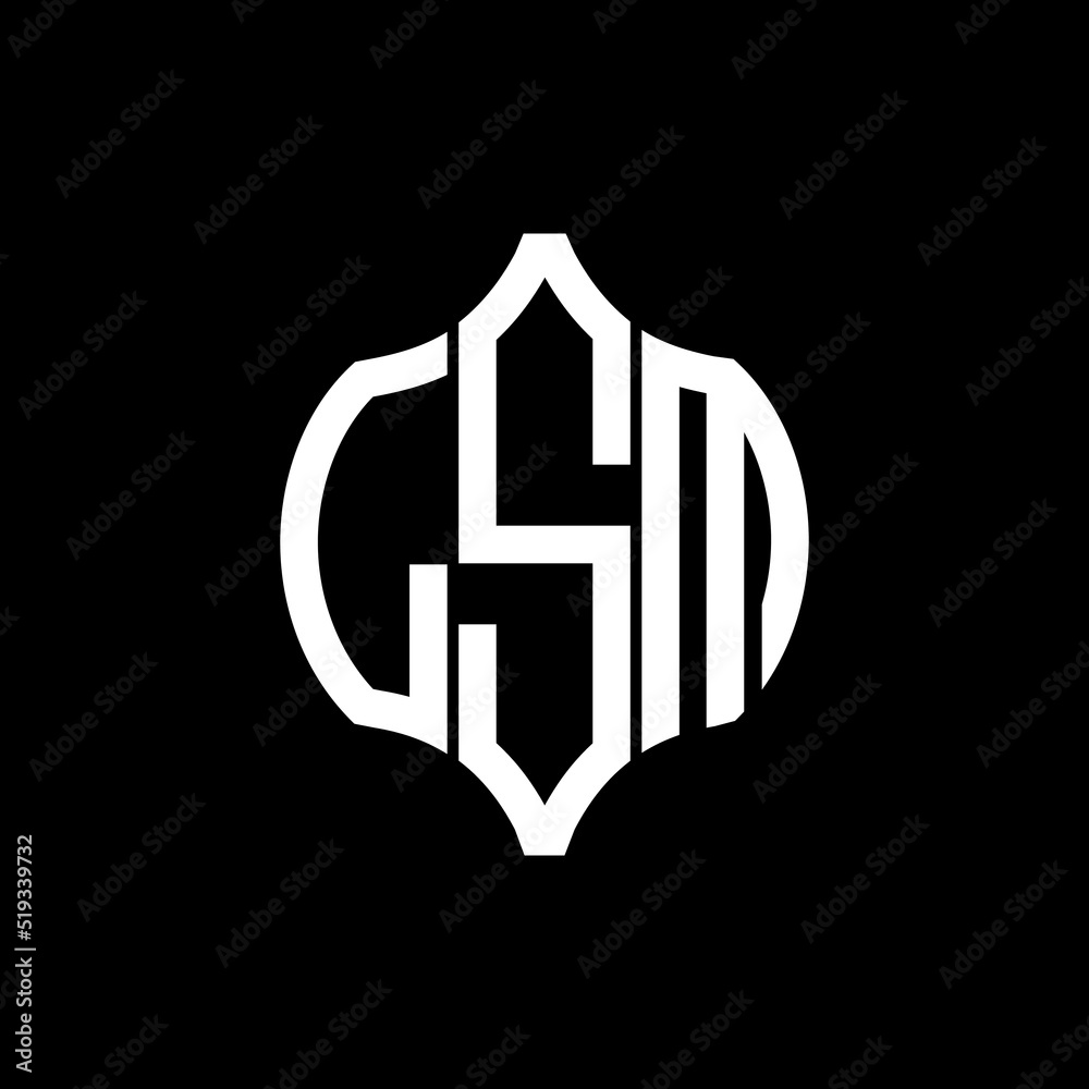 GSM letter logo. GSM best black background vector image. GSM Monogram ...