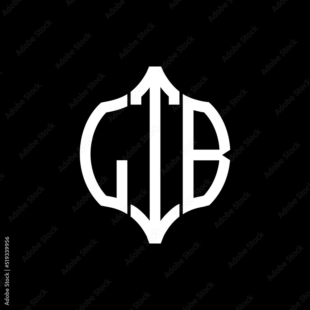 GTB letter logo. GTB best black background vector image. GTB Monogram ...