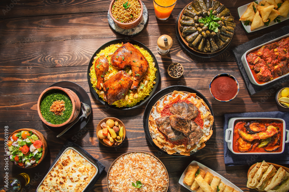 Arabic Cuisine: Middle Eastern traditional lunch. It;s also Ramadan ...