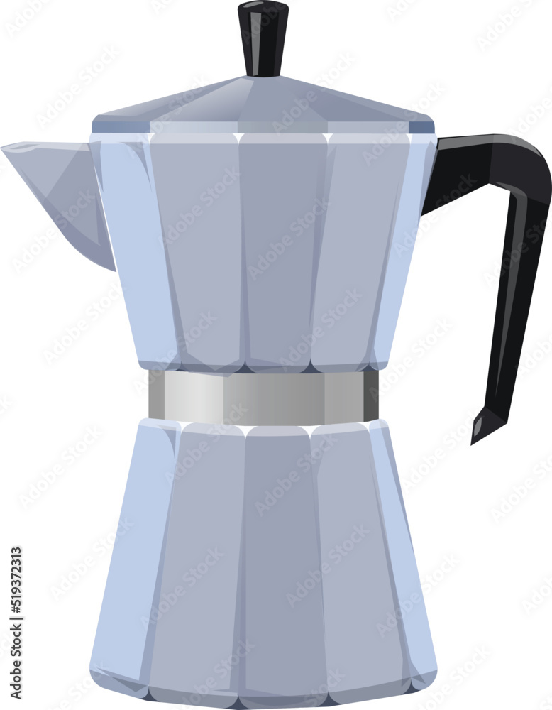 Coffee pot icon cartoon vector. Cafe filter Stock Vector | Adobe Stock