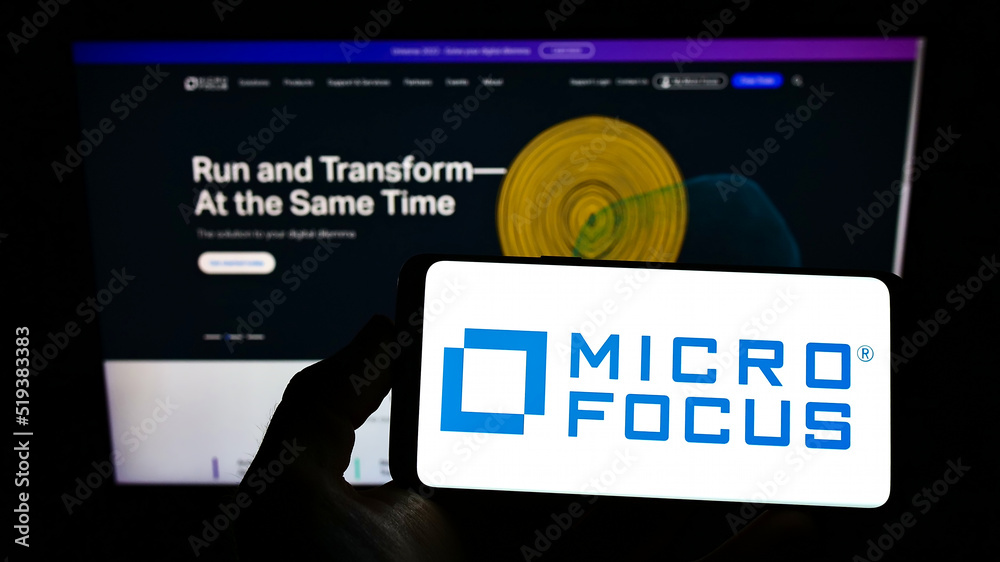 Stuttgart, Germany - 01-08-2022: Person holding smartphone with logo of ...