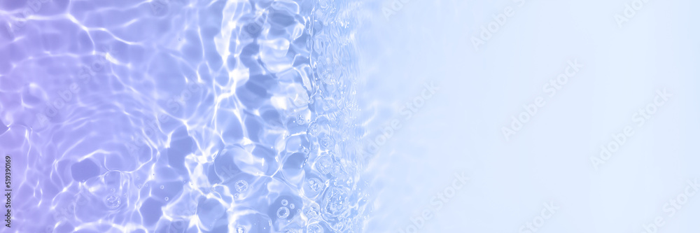 Transparent clear calm water surface texture with waves, splashes and ...