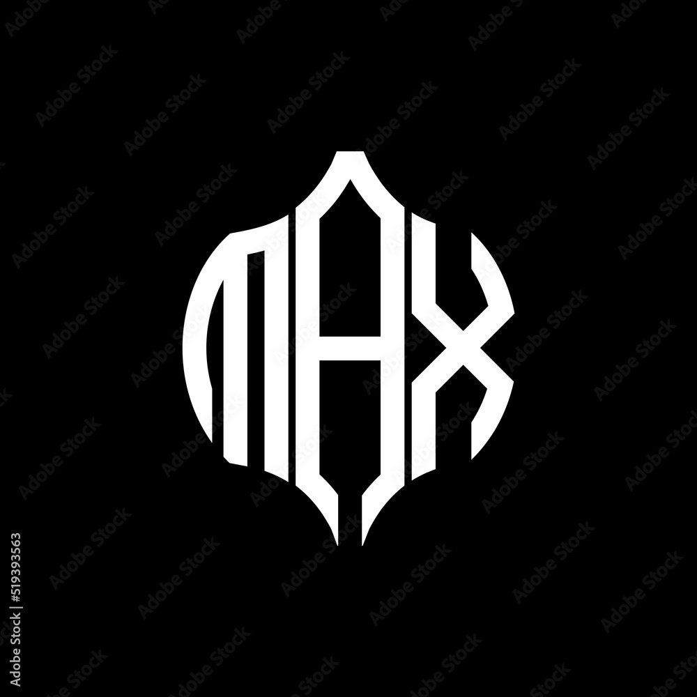 MAX letter logo. MAX best black background vector image. MAX Monogram ...