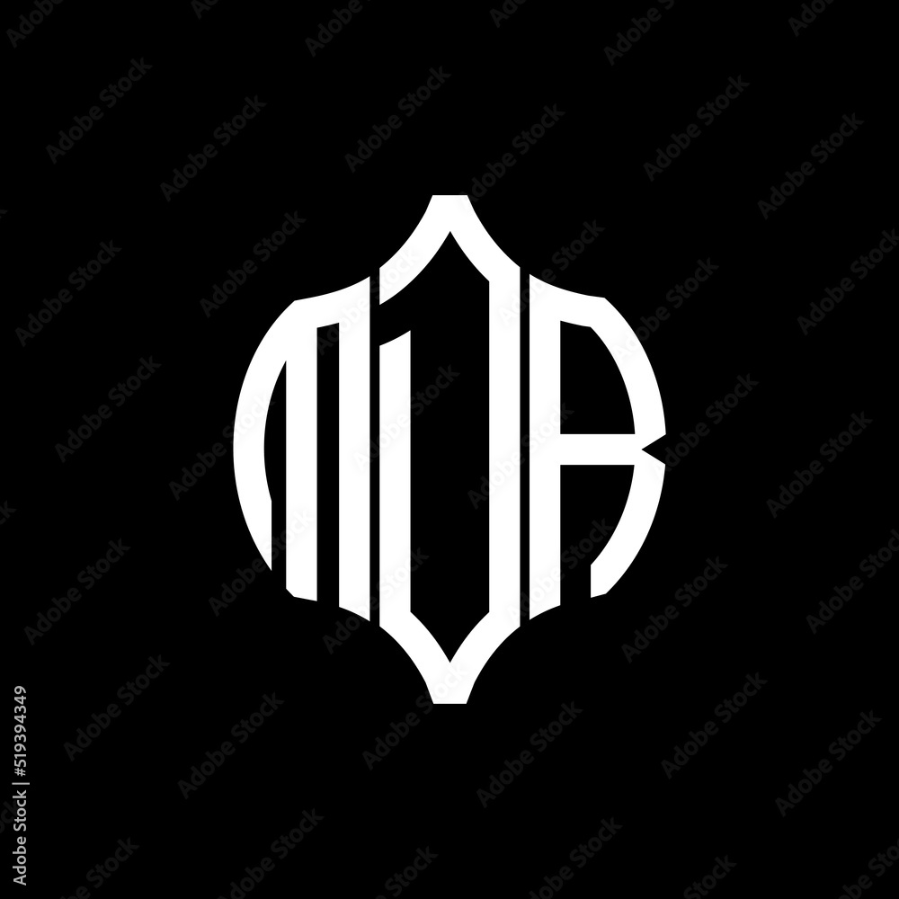 MDR letter logo. MDR best black background vector image. MDR Monogram ...