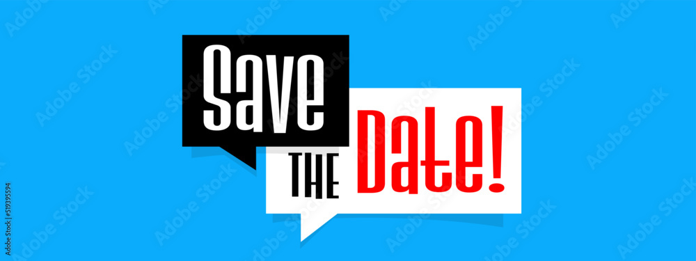 Save the date ! Stock Vector | Adobe Stock