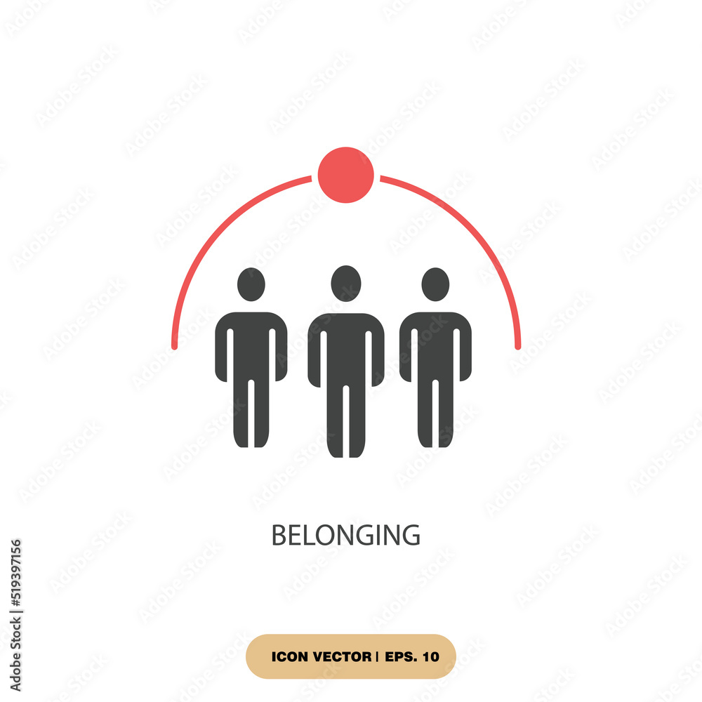 belonging icons symbol vector elements for infographic web Stock Vector ...