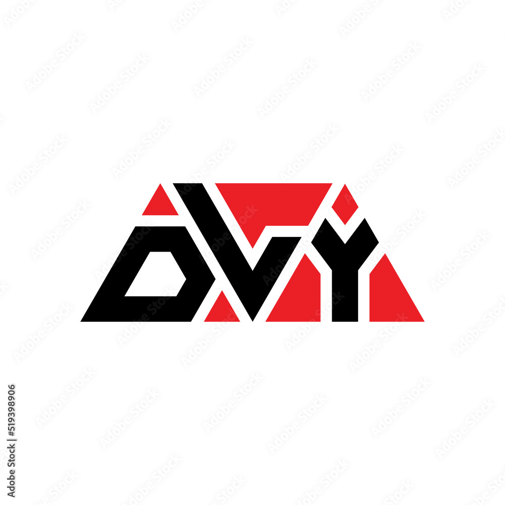 DLY triangle letter logo design with triangle shape. DLY triangle logo ...