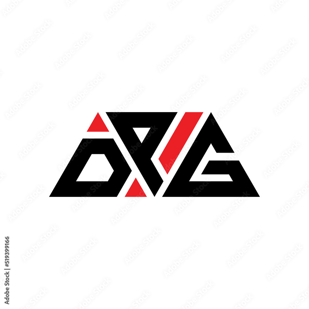 DPG triangle letter logo design with triangle shape. DPG triangle logo ...