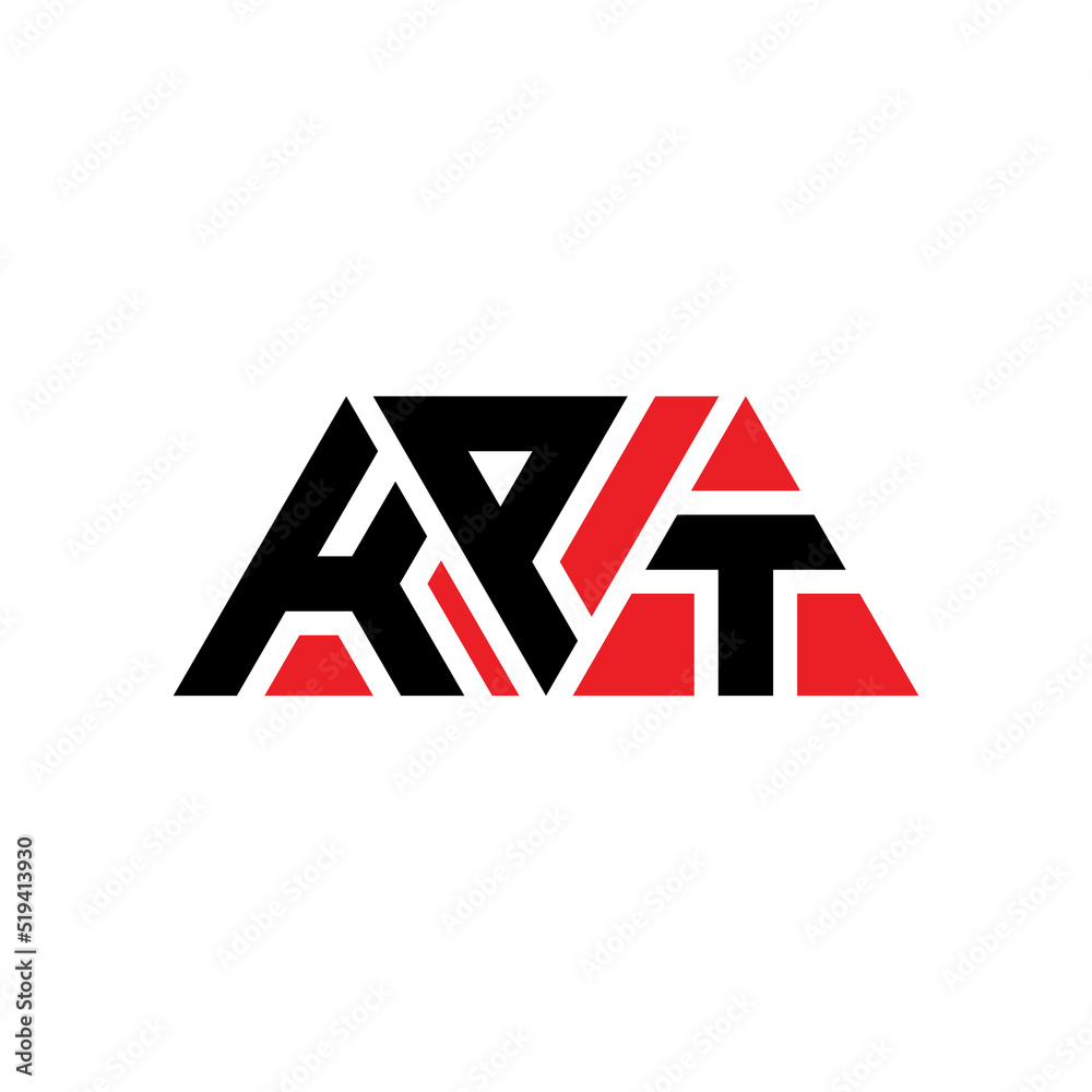 Kpt Triangle Letter Logo Design With Triangle Shape Kpt Triangle Logo Design Monogram Kpt