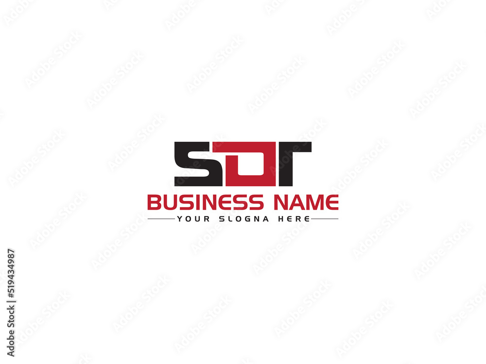 Letter SOT Logo Icon, Creative SO s o t Letter Logo Icon Vector With ...