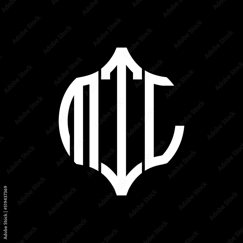 MTL letter logo. MTL best black background vector image. MTL Monogram ...